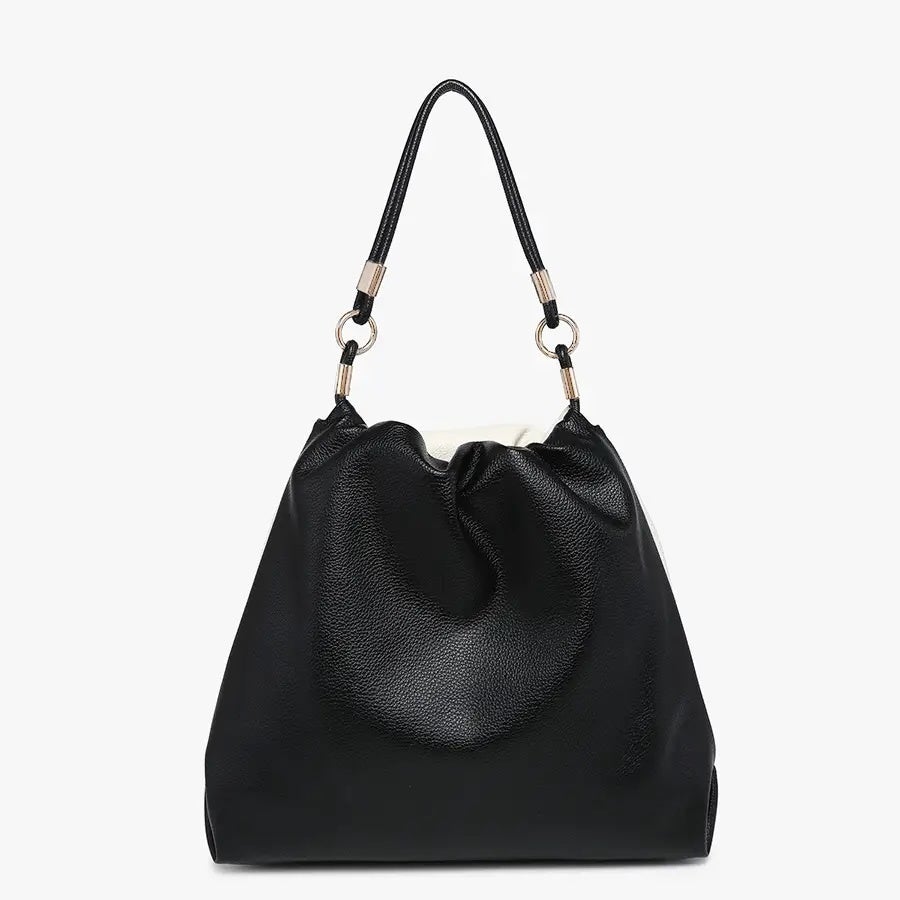 Noelle Two Tone Ruched Hobo | Maison Garrison | Women's Online Boutique