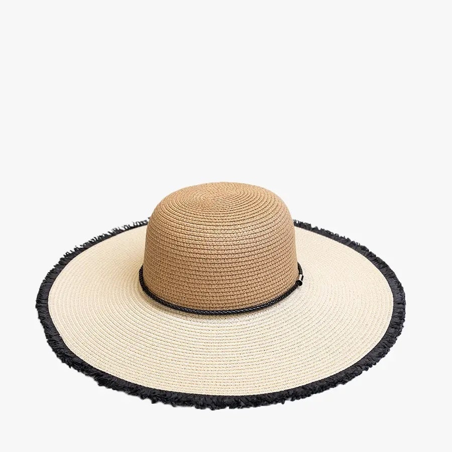 Luce Two Tone Sun Hat | Maison Garrison | Women's Online Boutique